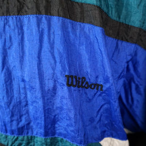 Wilson | Jackets & Coats | Vtg 8s Multi Color Wilson Windbreaker Jacket ...